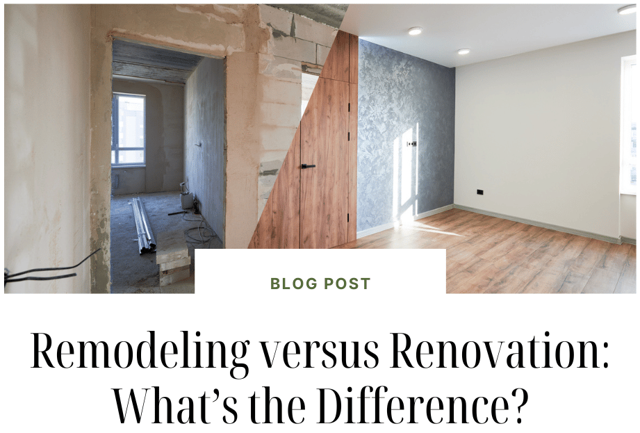 Remodeling vs. Renovation: What's the Difference?