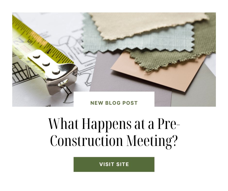 What Happens at a Pre-construction Meeting?