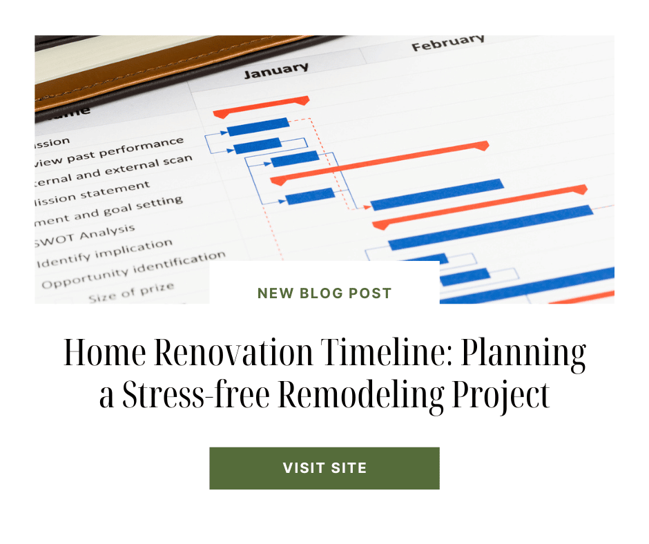 Your Home Renovation Timeline – Preparing to Remodel