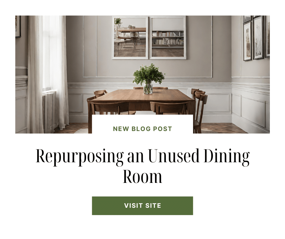 Repurposing an Unused Dining Room